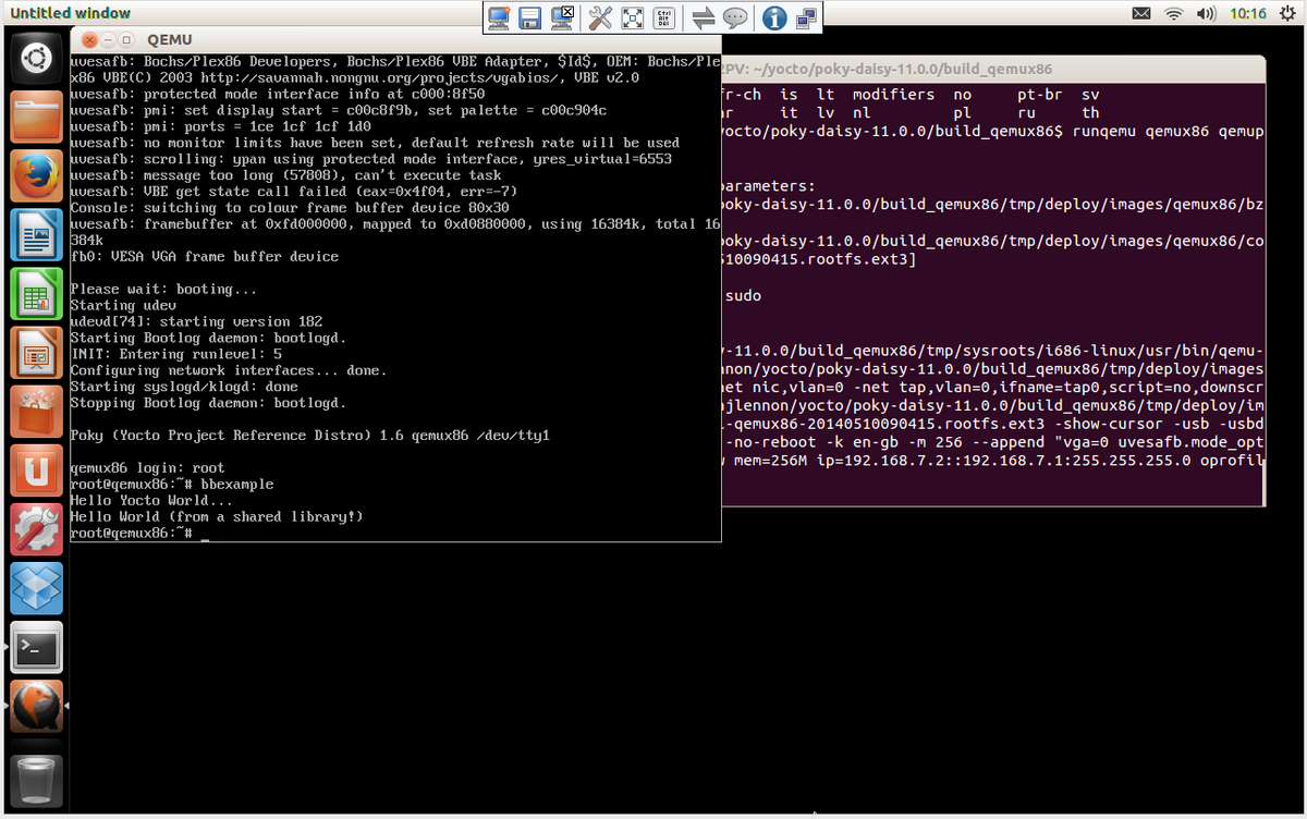 Building your own recipes from first principles - Yocto Project